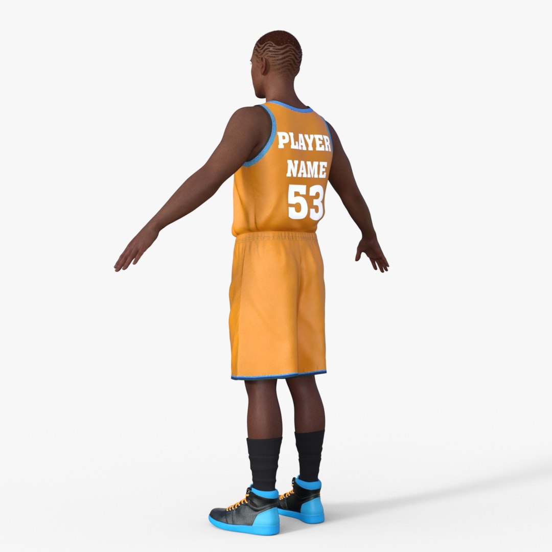 Realistic Basketball Player 3D - TurboSquid 2143258