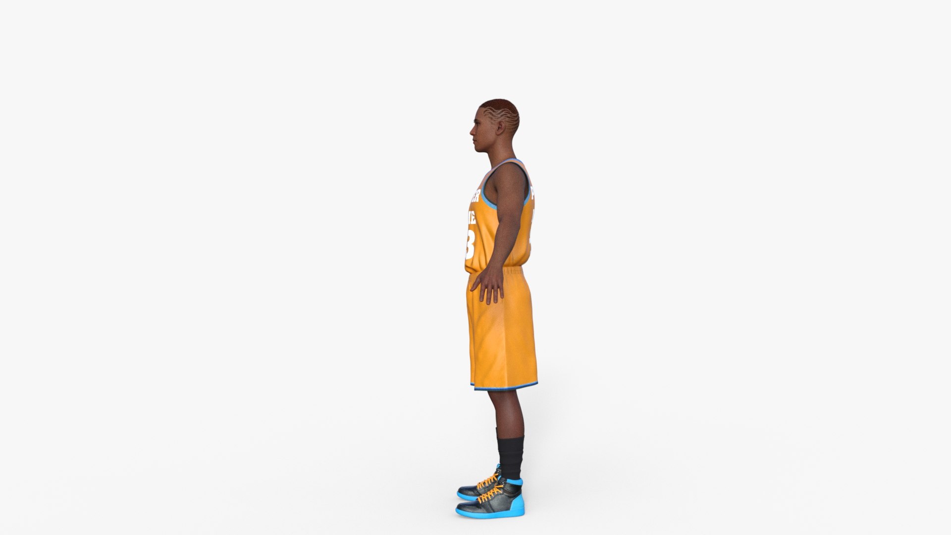 Realistic Basketball Player 3D - TurboSquid 2143258