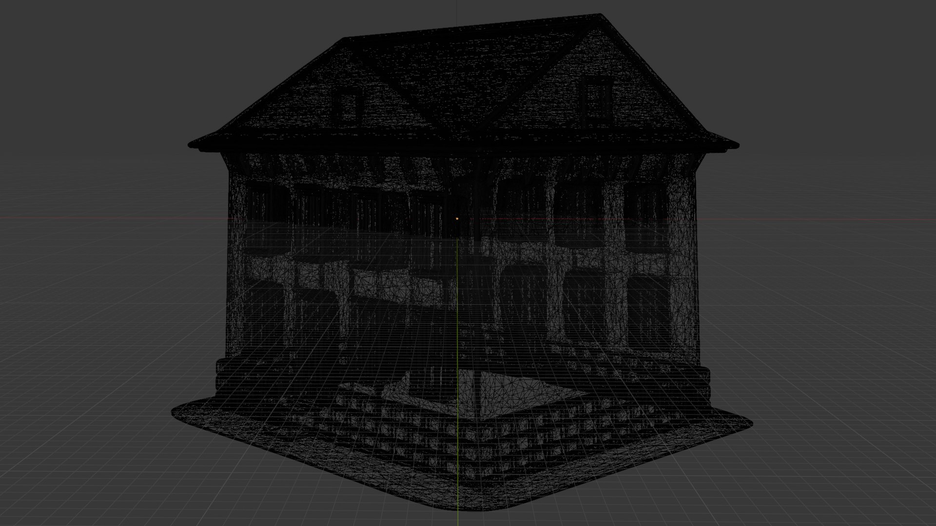 Traditional Residential House 3D Model Game Archviz Ready 3D ...