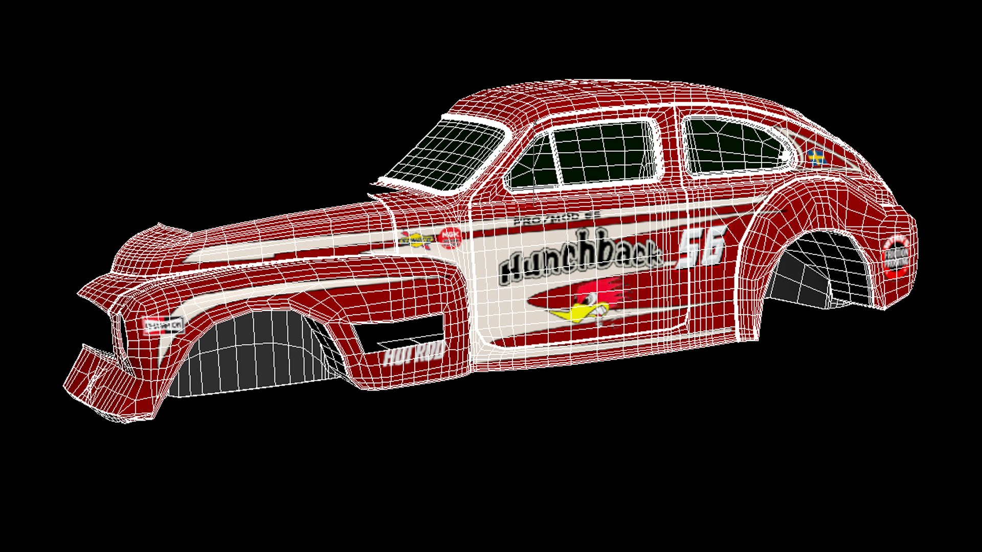 Volvo Pv 544 Pro-mod Dragster 3D Model - TurboSquid 1993263