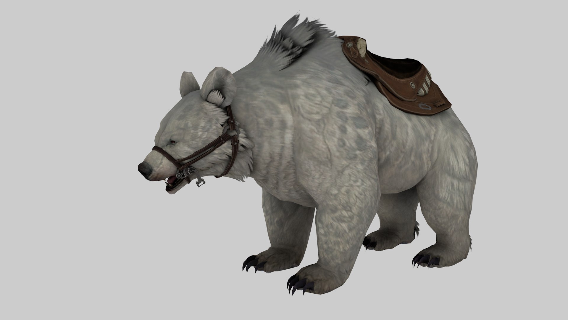 3D Armored War Bear Mount Game-Ready 3D Model Model - TurboSquid 2375339