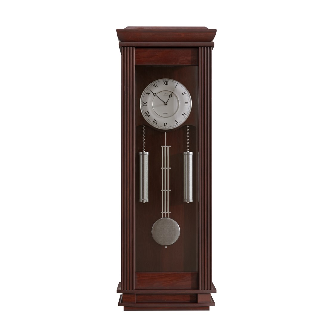 Free 3D Classical Wooden Wall Clock - TurboSquid 2079830