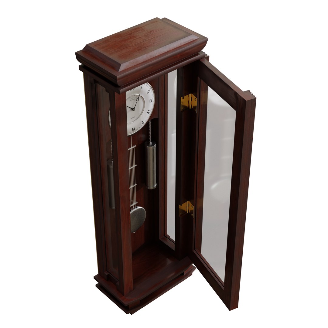 Free 3D Classical Wooden Wall Clock - TurboSquid 2079830