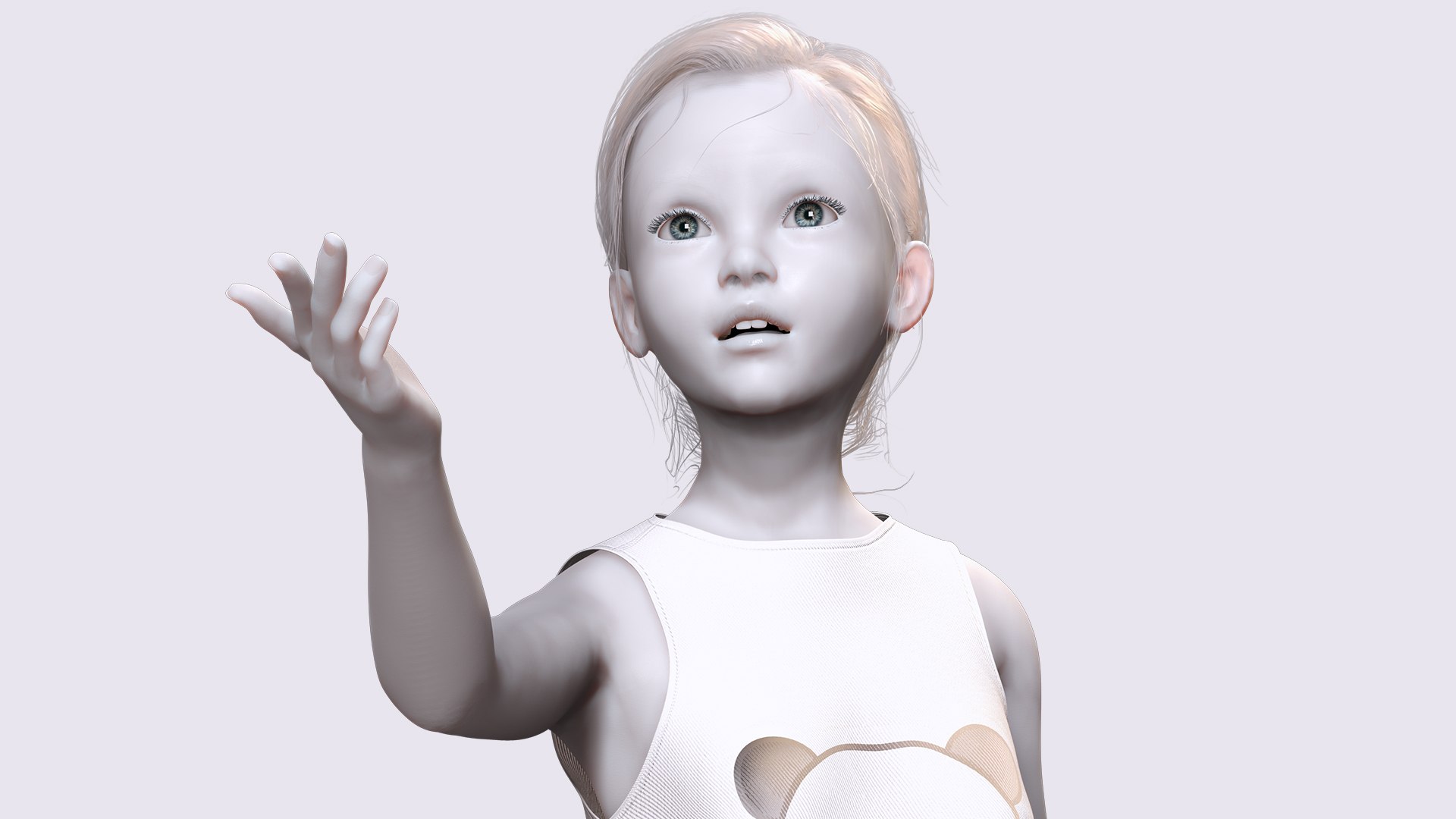 Free Free Rigged 3D Girl Character Game Animation Ready 3D Model ...