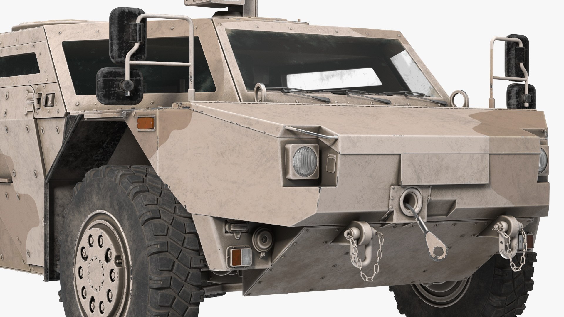fennek kmw 4x4 armoured 3d model