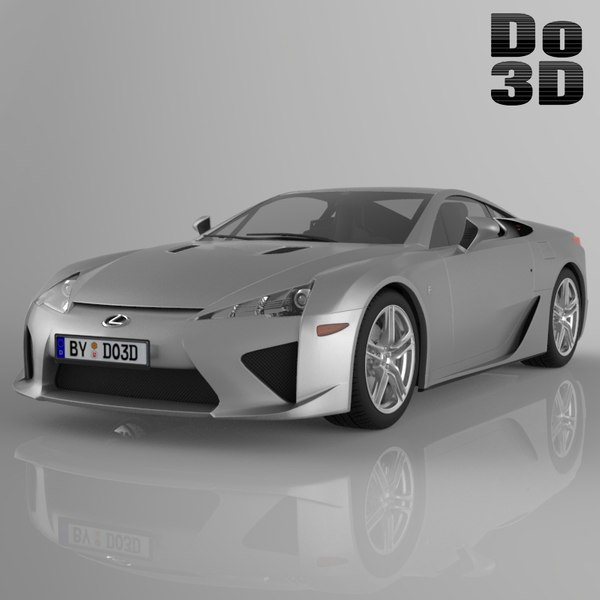 Lexus Lfa 3D Models for Download | TurboSquid