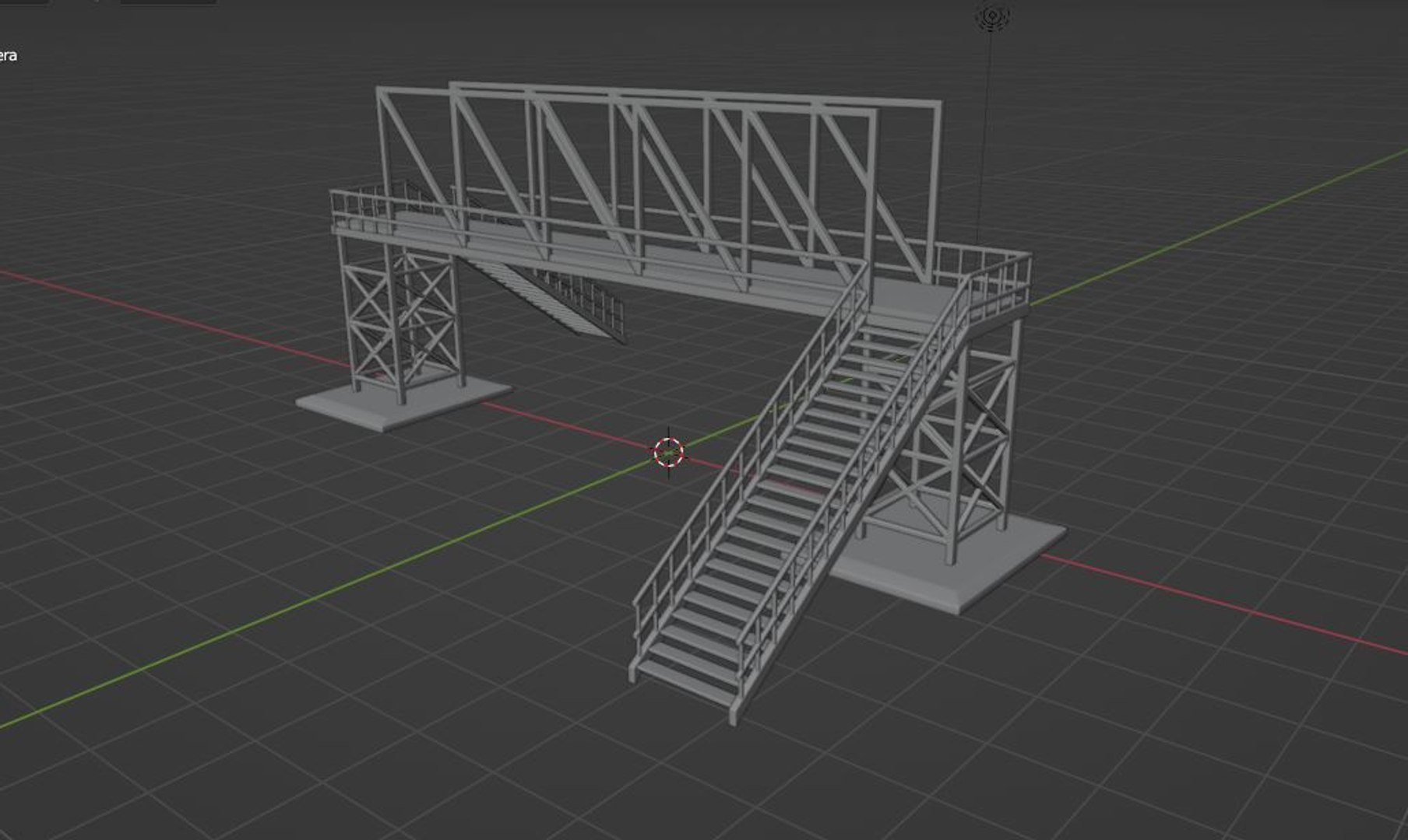 3D Pedestrian Bridge 3D Model - TurboSquid 2333163