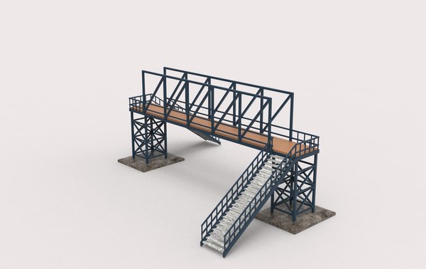 modelo 3d Modelo 3D de puente peatonal - TurboSquid 2333163