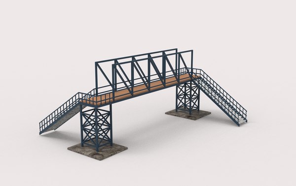 modelo 3d Modelo 3D de puente peatonal - TurboSquid 2333163