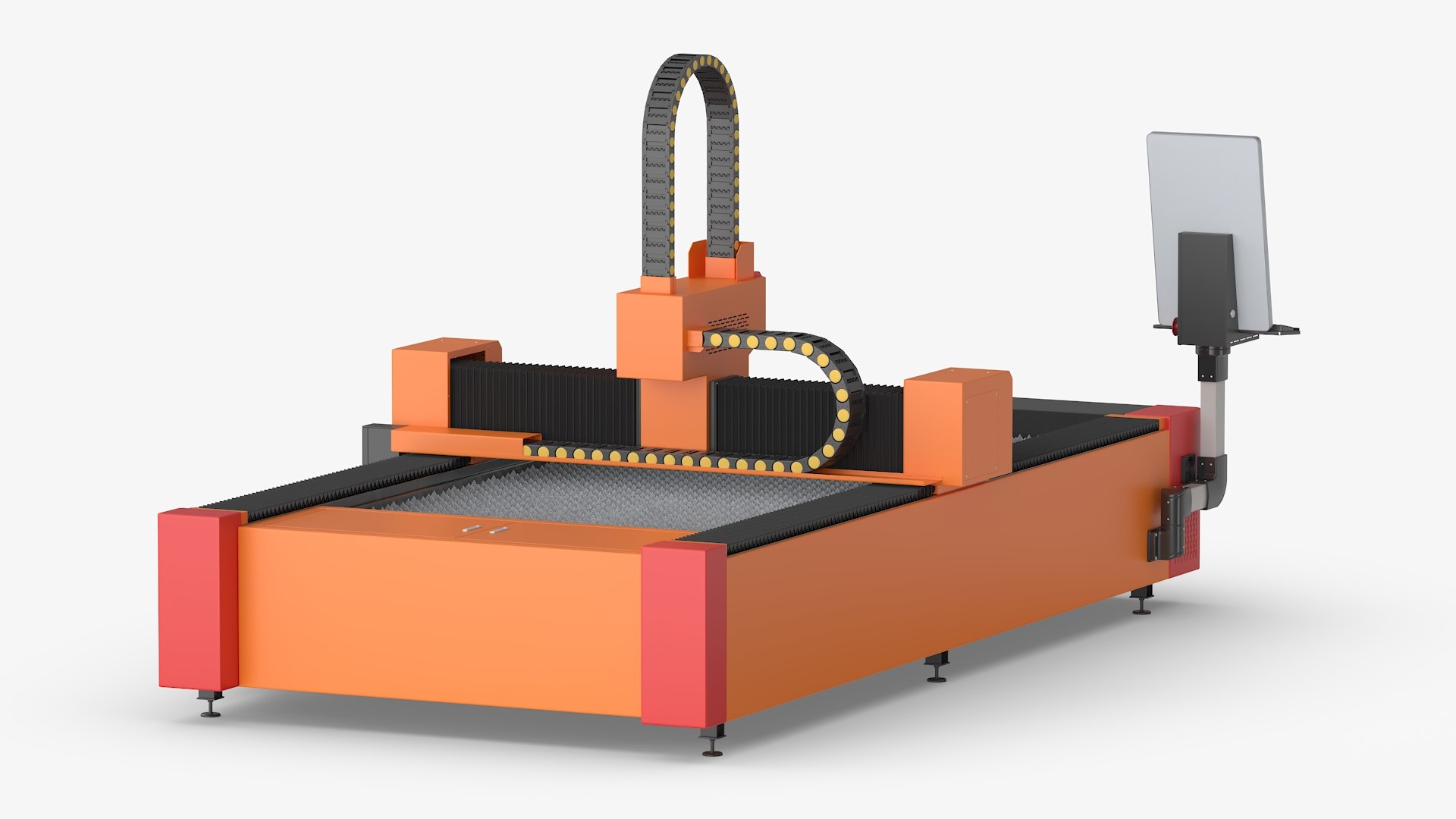 3D Model Laser Cutting Machine Rigged - TurboSquid 2387282