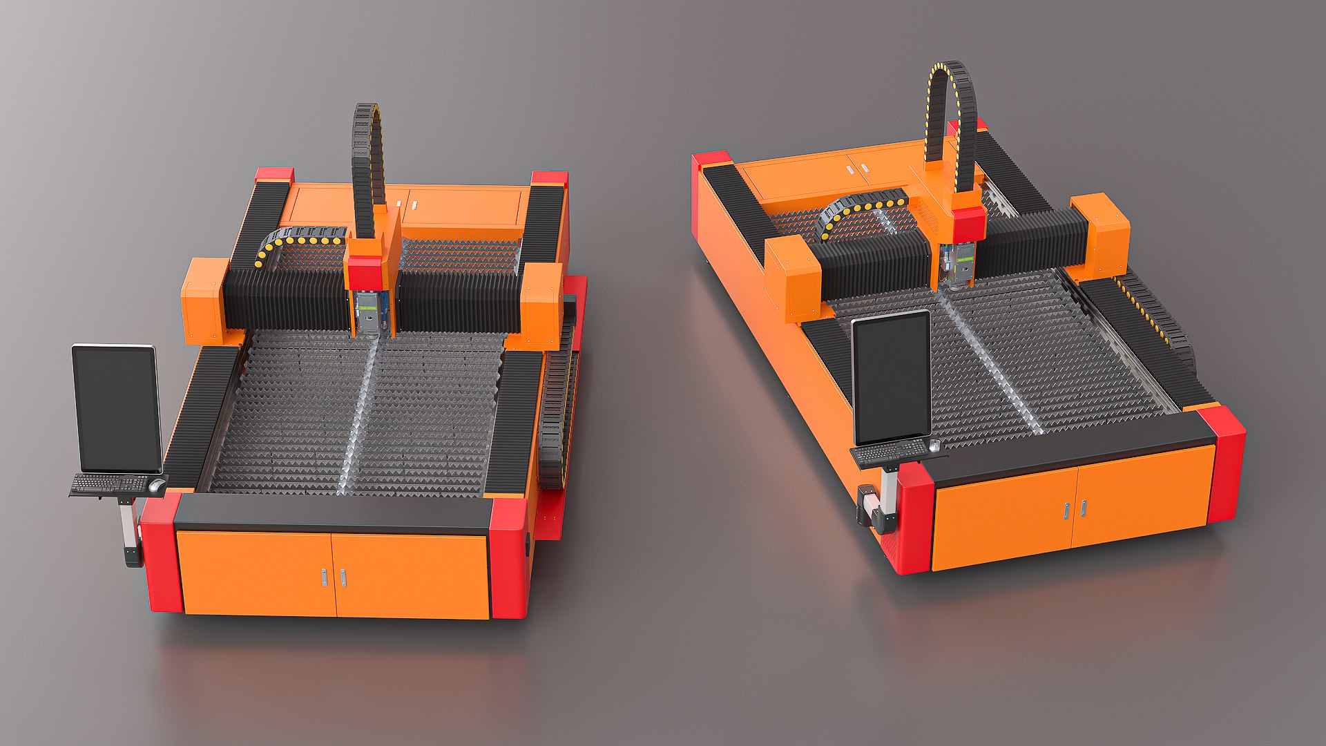 3D Model Laser Cutting Machine Rigged - TurboSquid 2387282