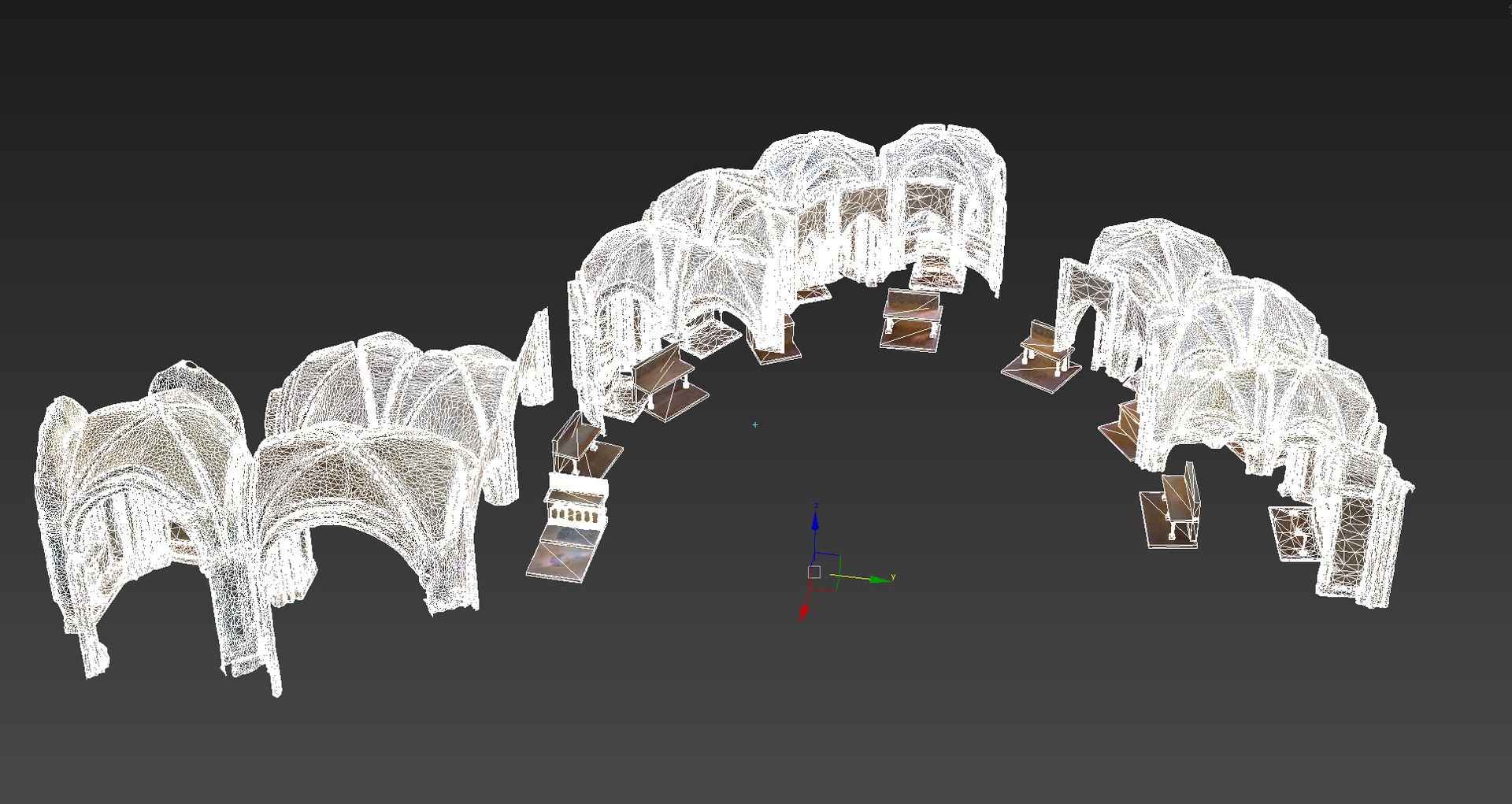 Gothic Architecture Cathedral Packed 3D Model - TurboSquid 1378322