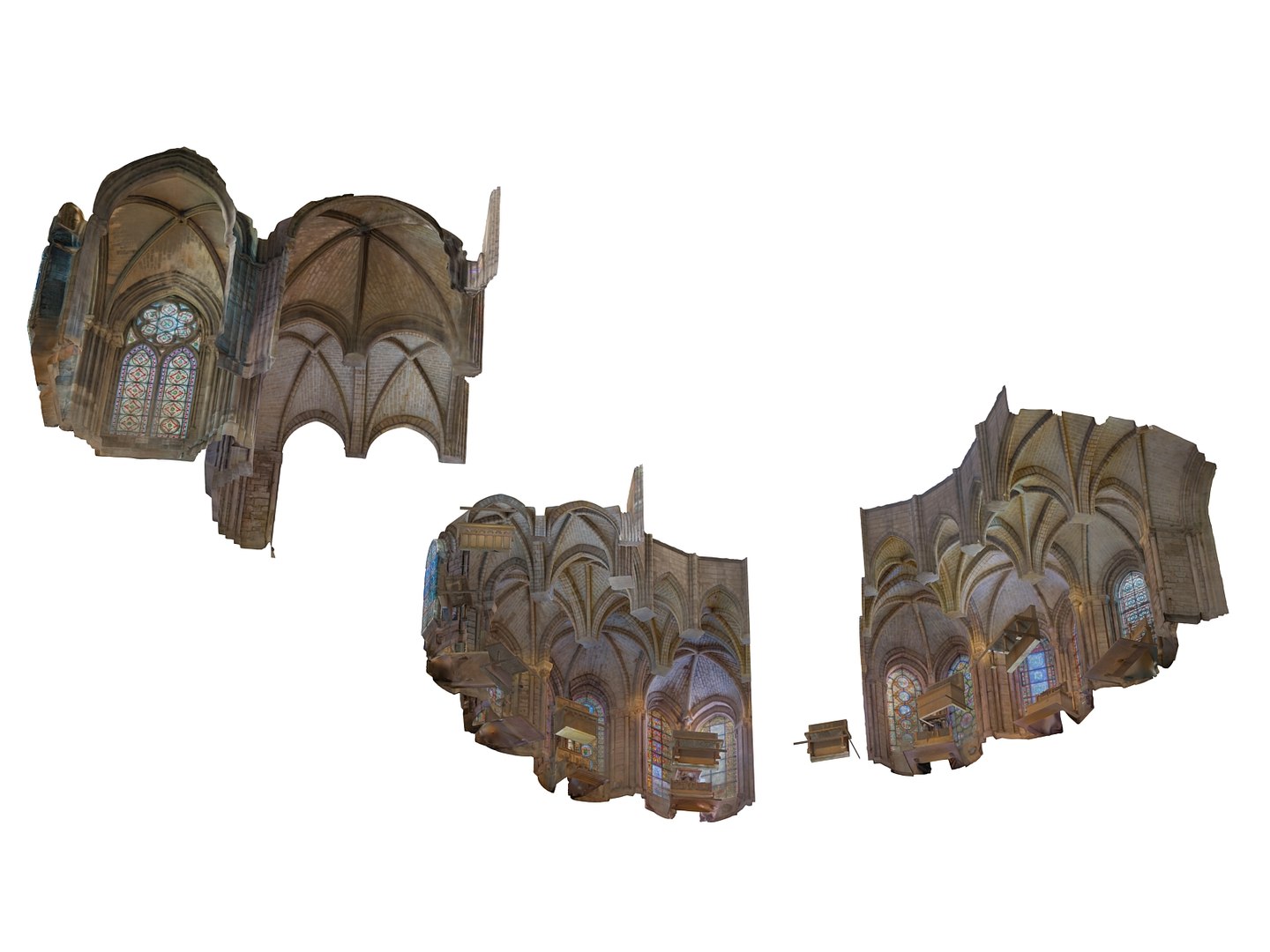 Gothic Architecture Cathedral Packed 3D Model - TurboSquid 1378322