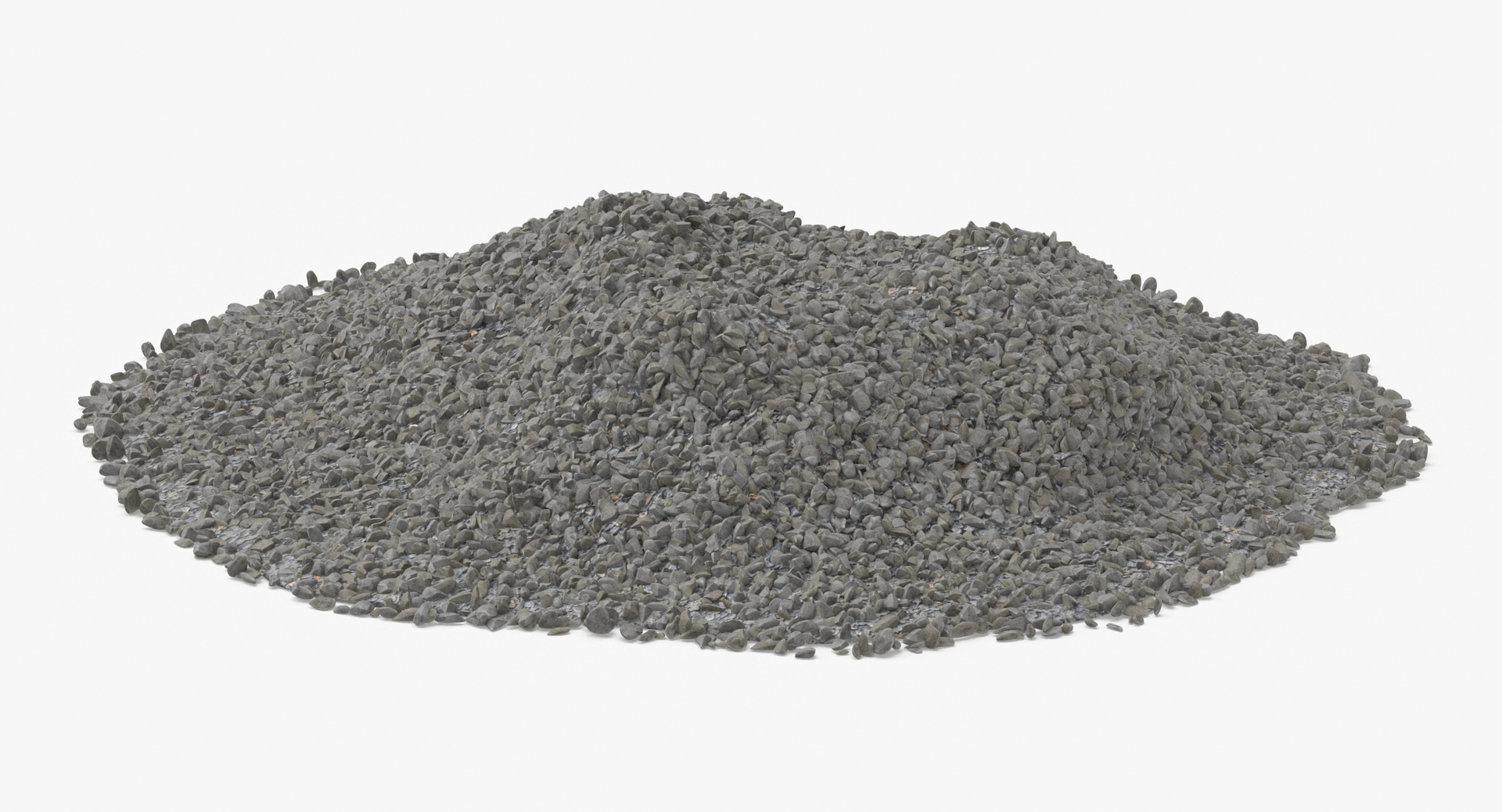 3D model Gravel Pile Small Medium and Large - TurboSquid 2139869
