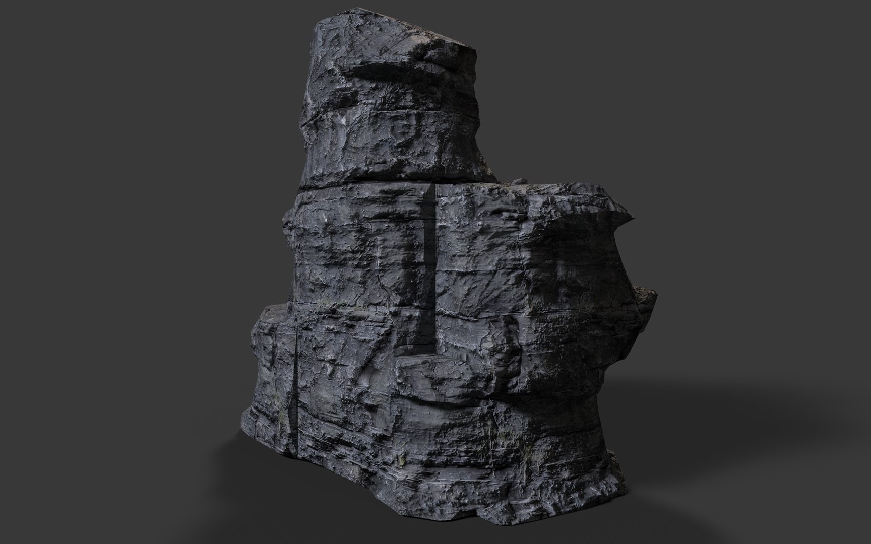 Rock Cliff 3D Model - TurboSquid 1605919