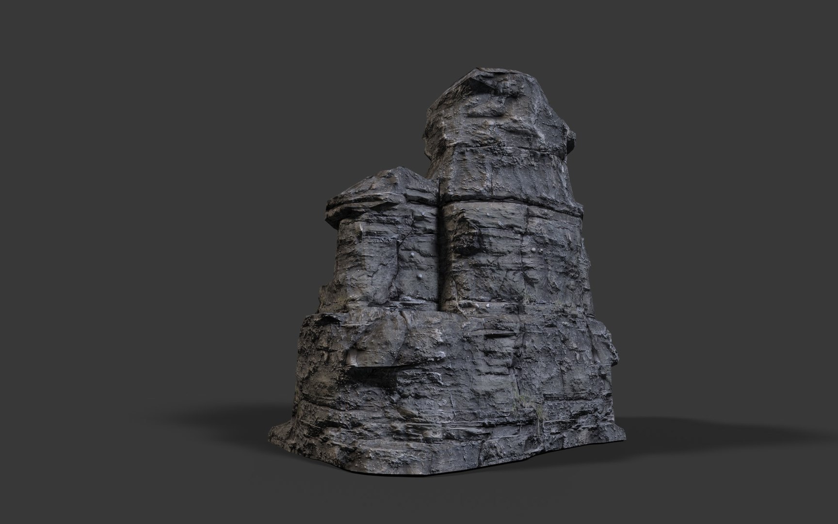 Rock Cliff 3D Model - TurboSquid 1605919