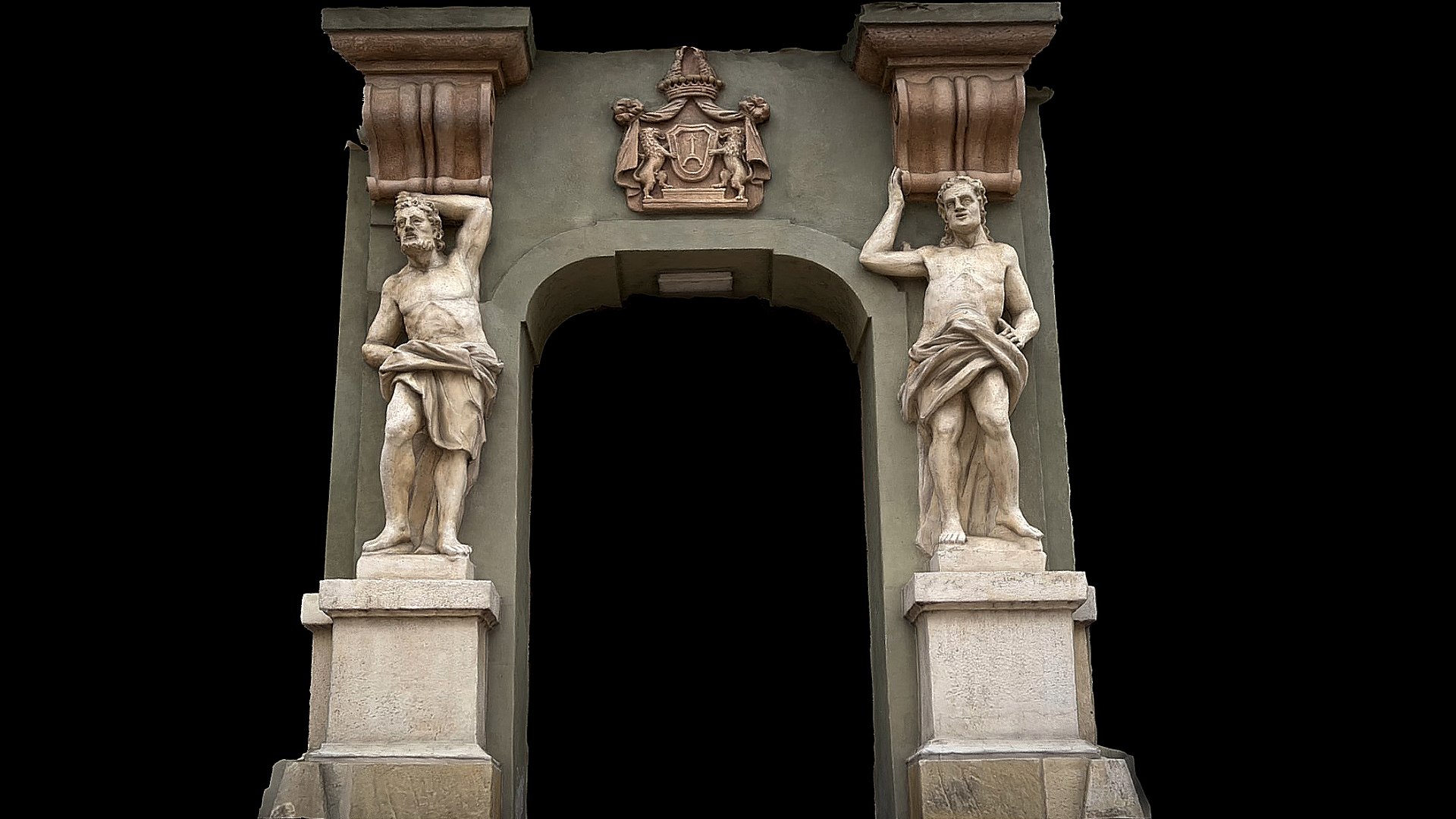 Monuments Building Entrance Sculpts Photogrammetry 3D - TurboSquid 2315236
