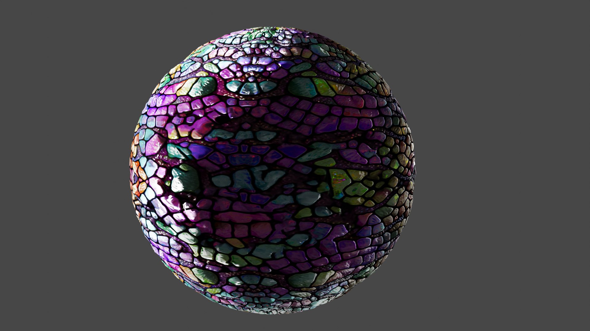 3D Magic Seamless Crystal Reptile Skin - TurboSquid 2020217