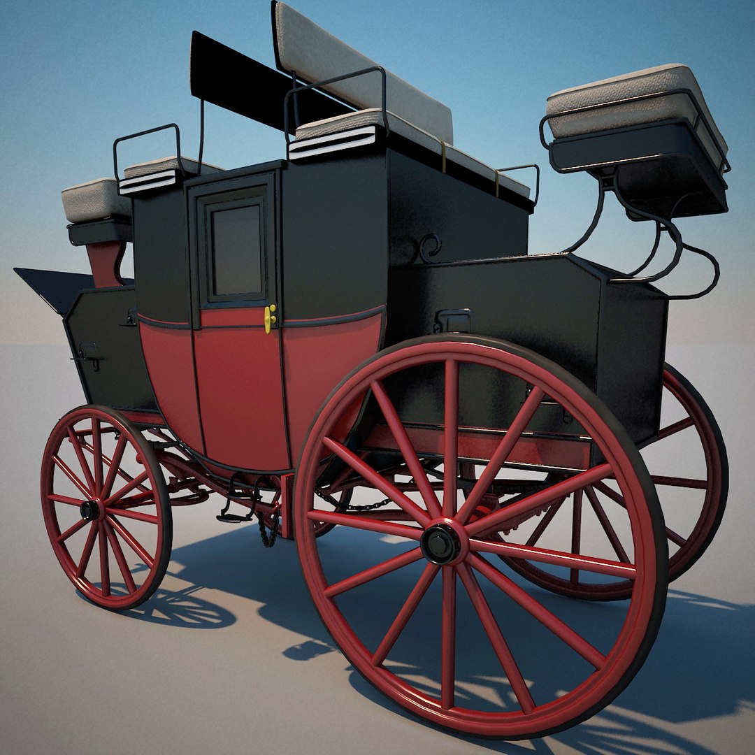 Carriage Modelled 3d Model