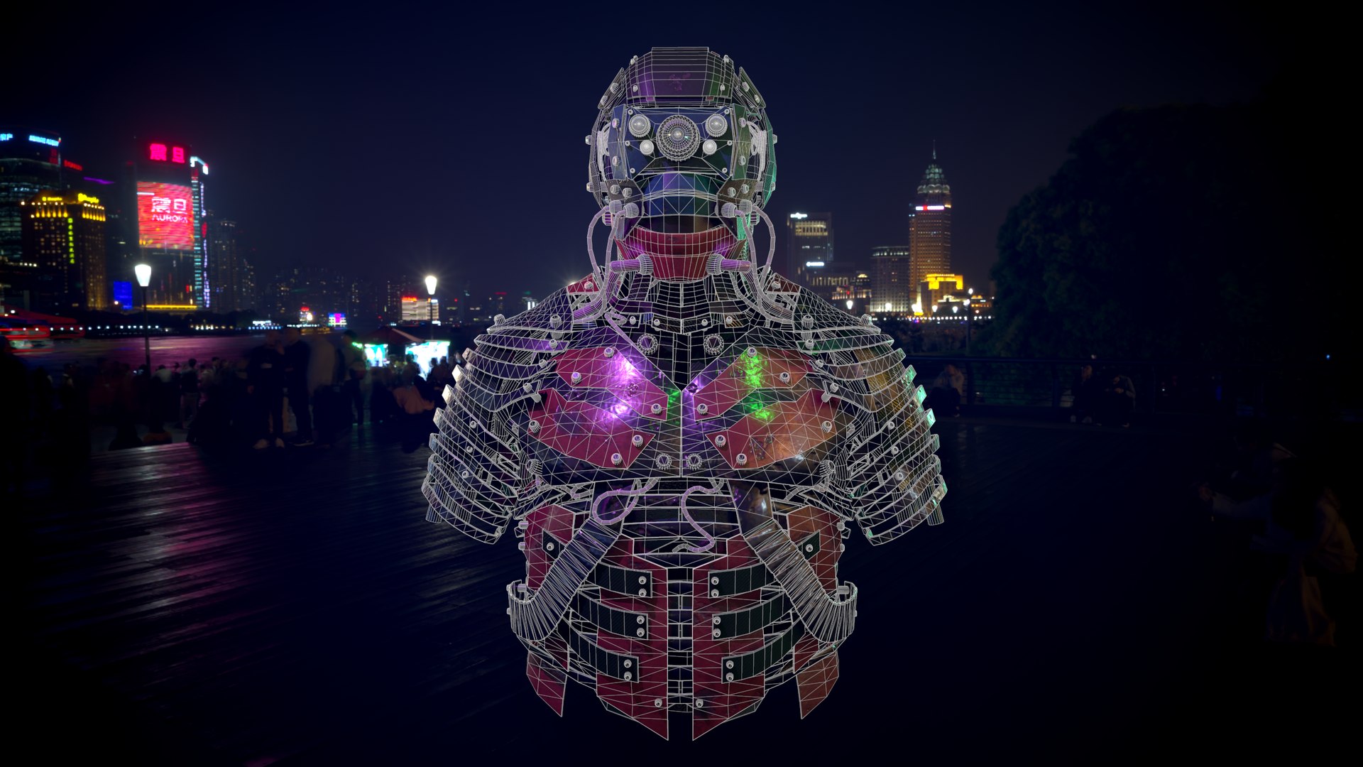 Robot Cyberpunk 3D Model - TurboSquid 1553331