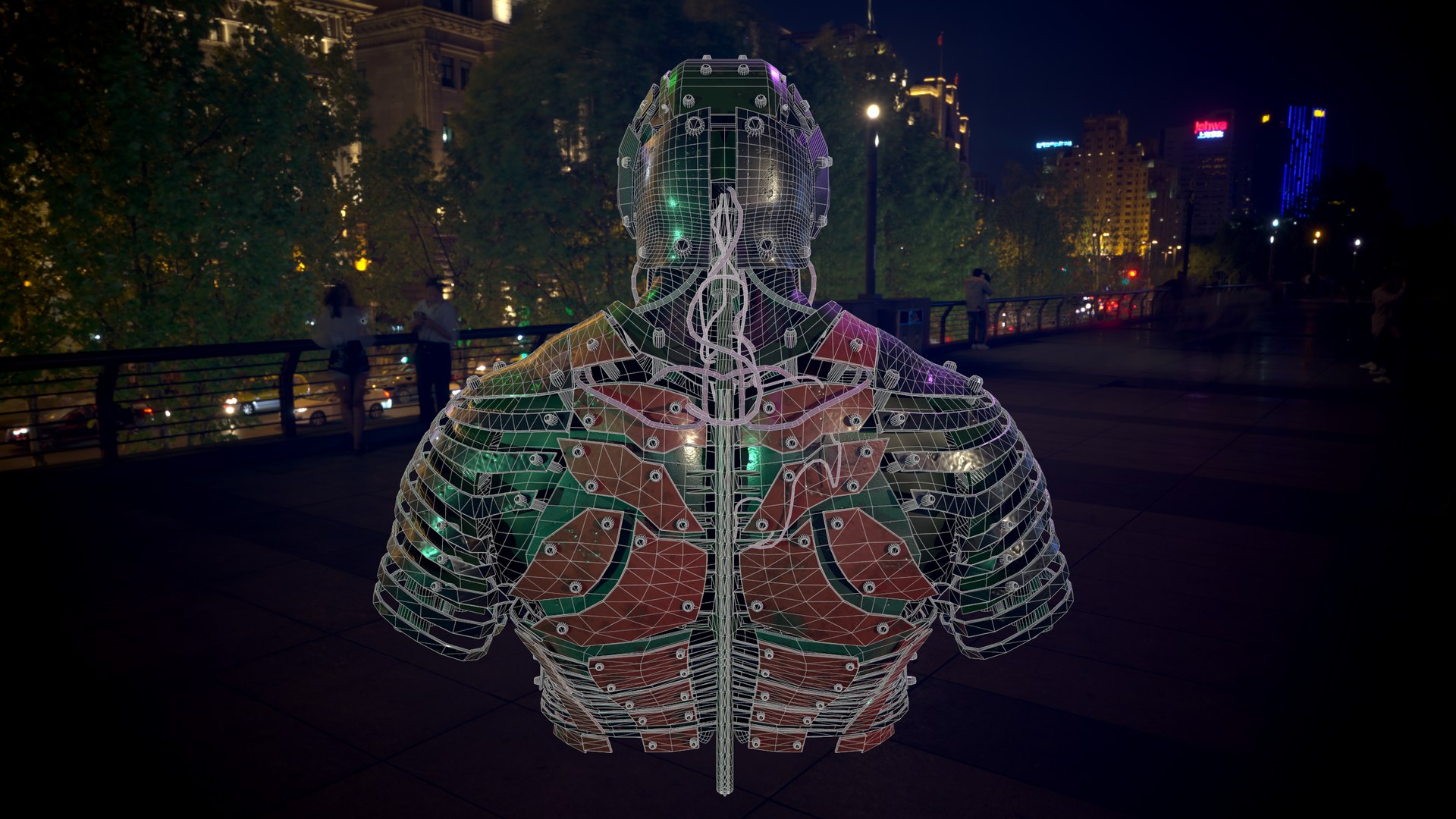 Robot Cyberpunk 3D Model - TurboSquid 1553331