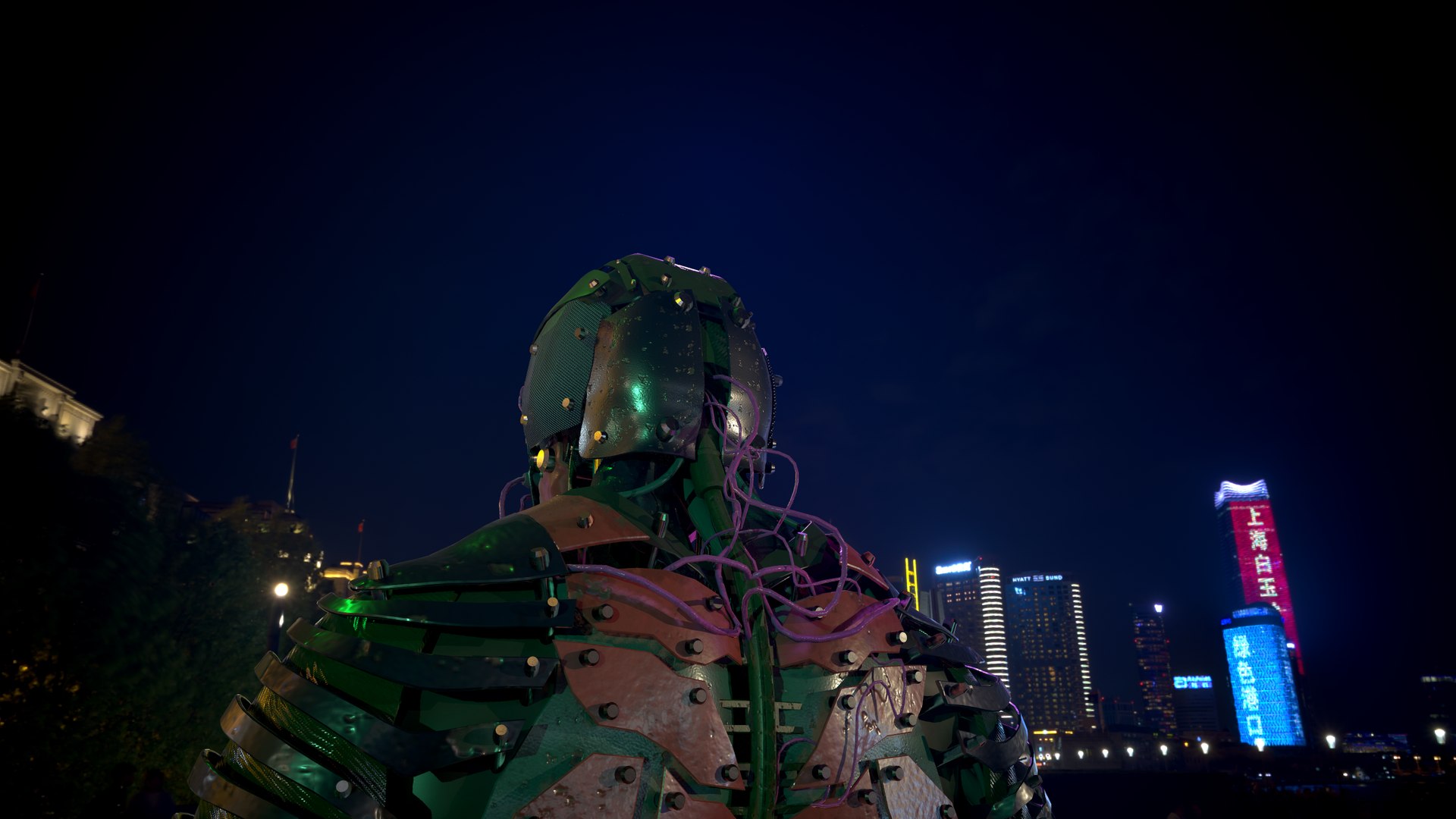 Robot Cyberpunk 3D Model - TurboSquid 1553331