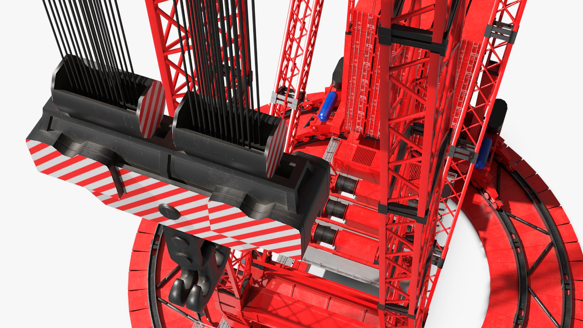 Lattice Boom Crane 3D Model - TurboSquid 2328705
