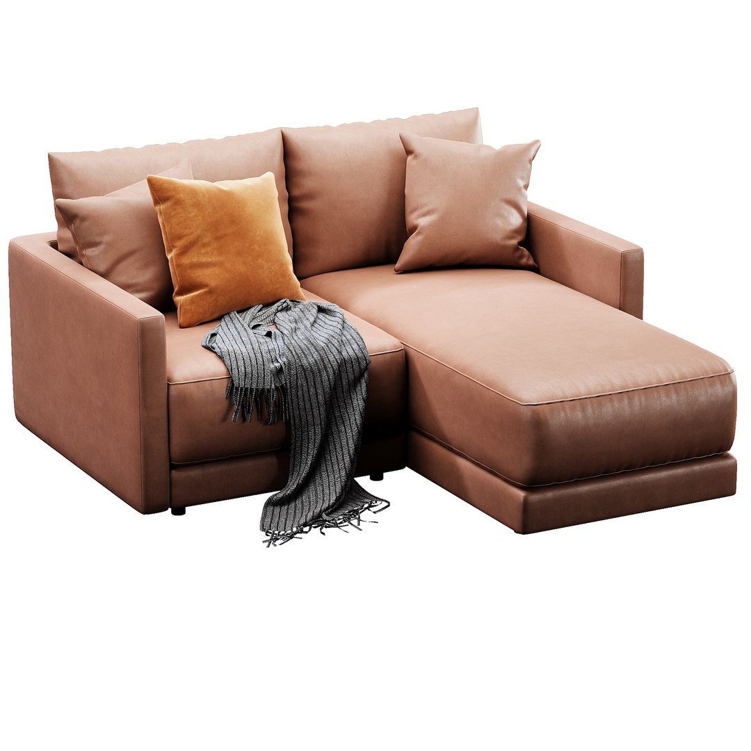 3D CrateBarrel Gather Sofa Model - TurboSquid 2210809