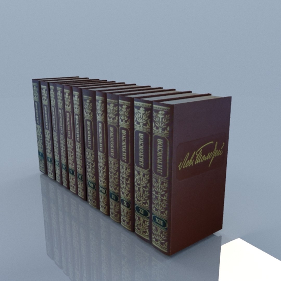Materials Books Set 3d Model