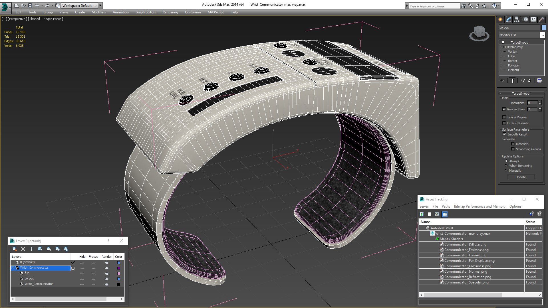 Wrist Communicator 3D Model - TurboSquid 1868509