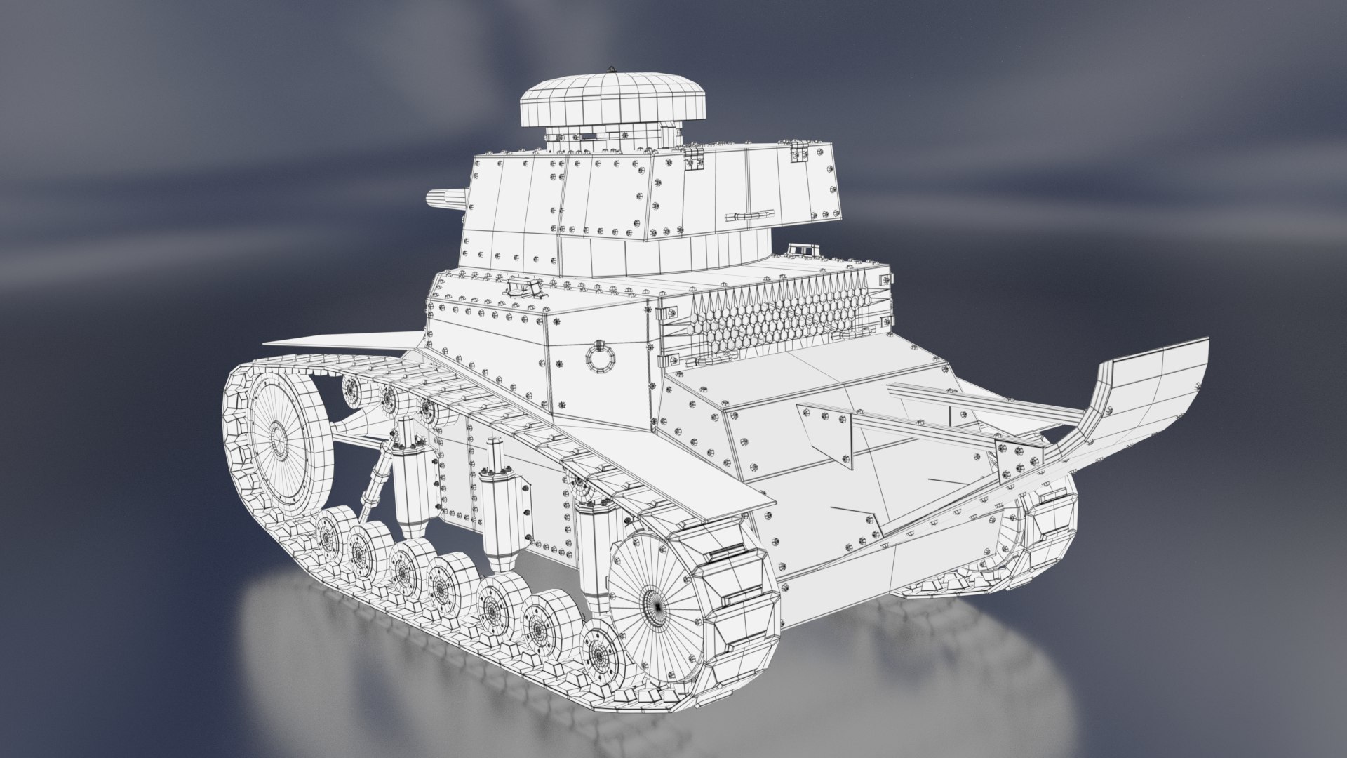 Russian T18 Light Tank 3D Model - TurboSquid 1156507
