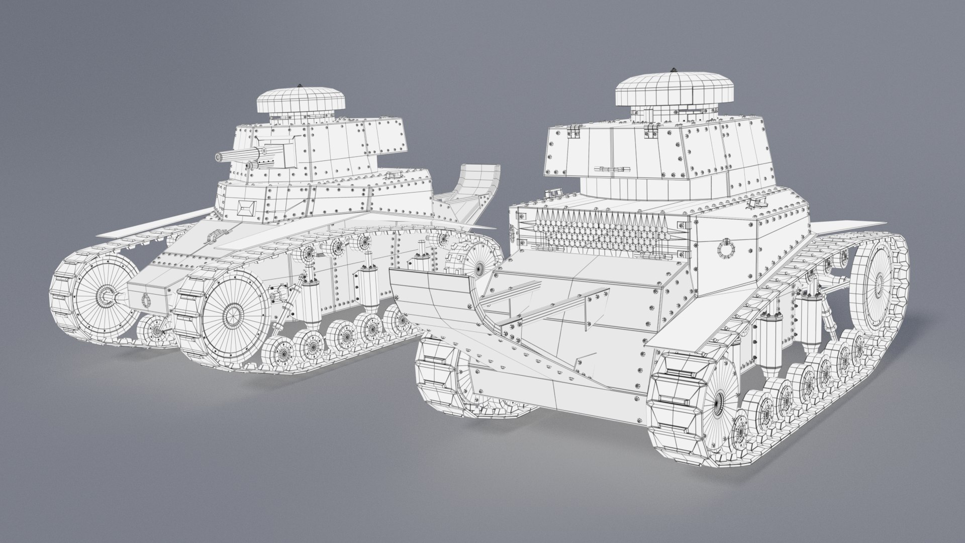 Russian T18 Light Tank 3D Model - TurboSquid 1156507