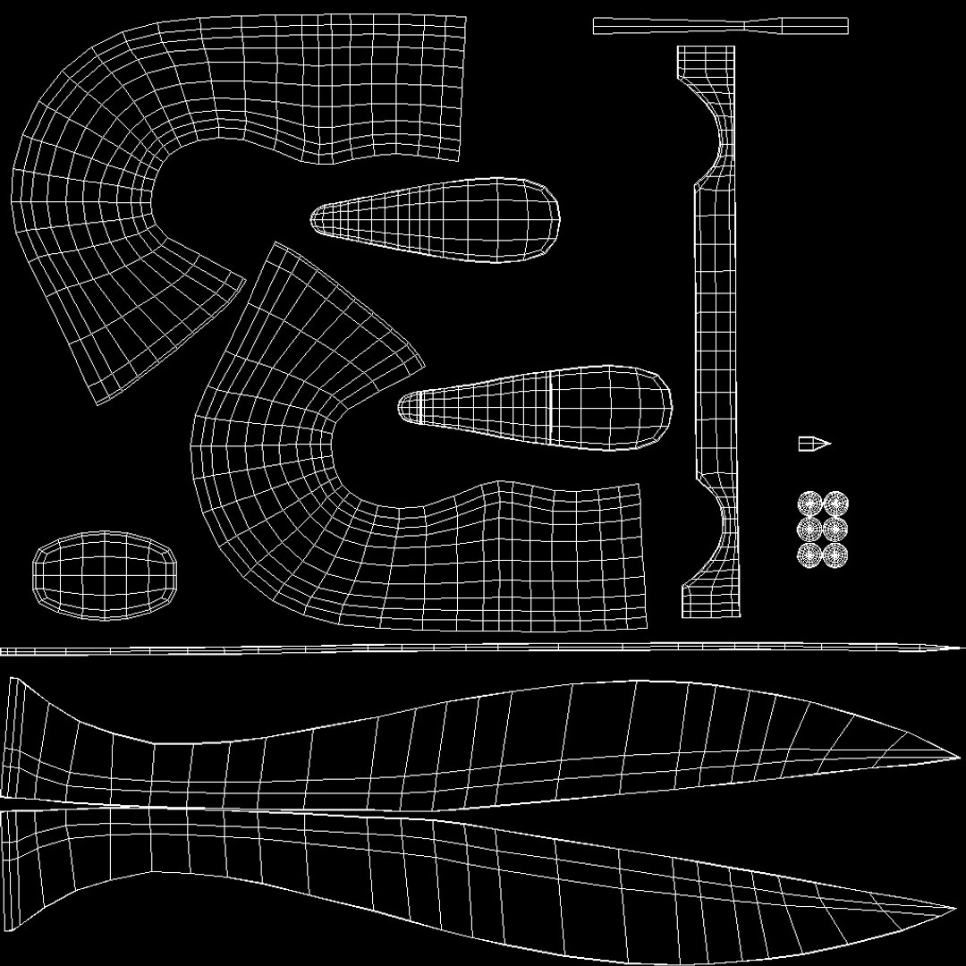 Falcata 3D Model - TurboSquid 2146254