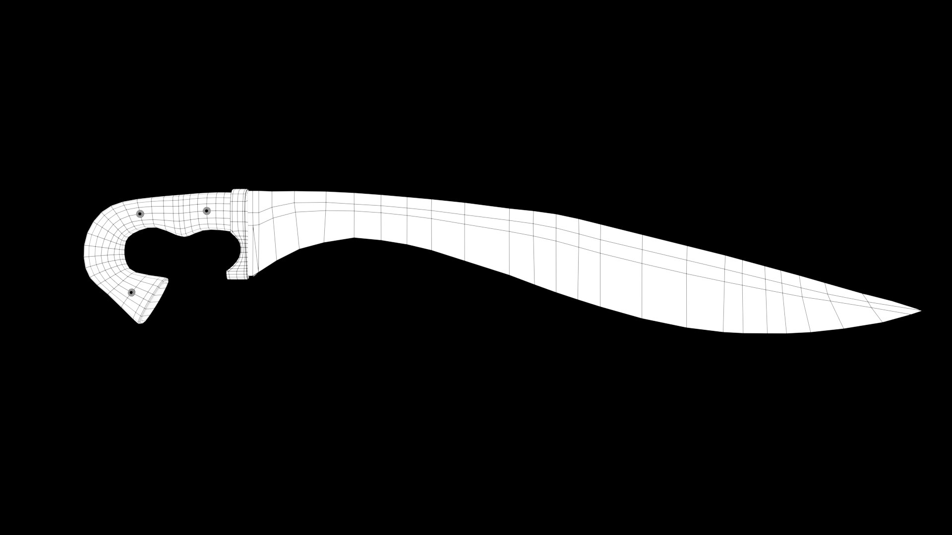 Falcata 3D Model - TurboSquid 2146254