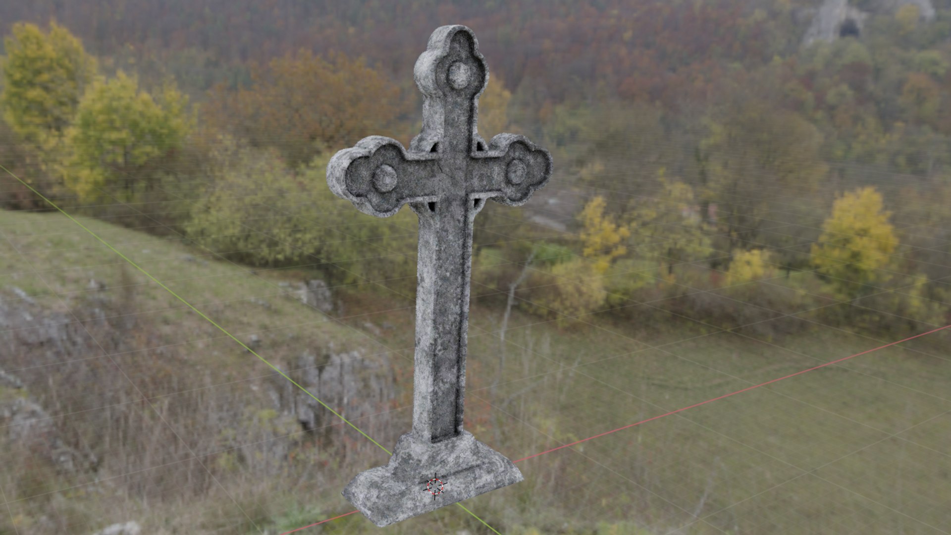 3D Model Old Cross Graves - TurboSquid 1510161