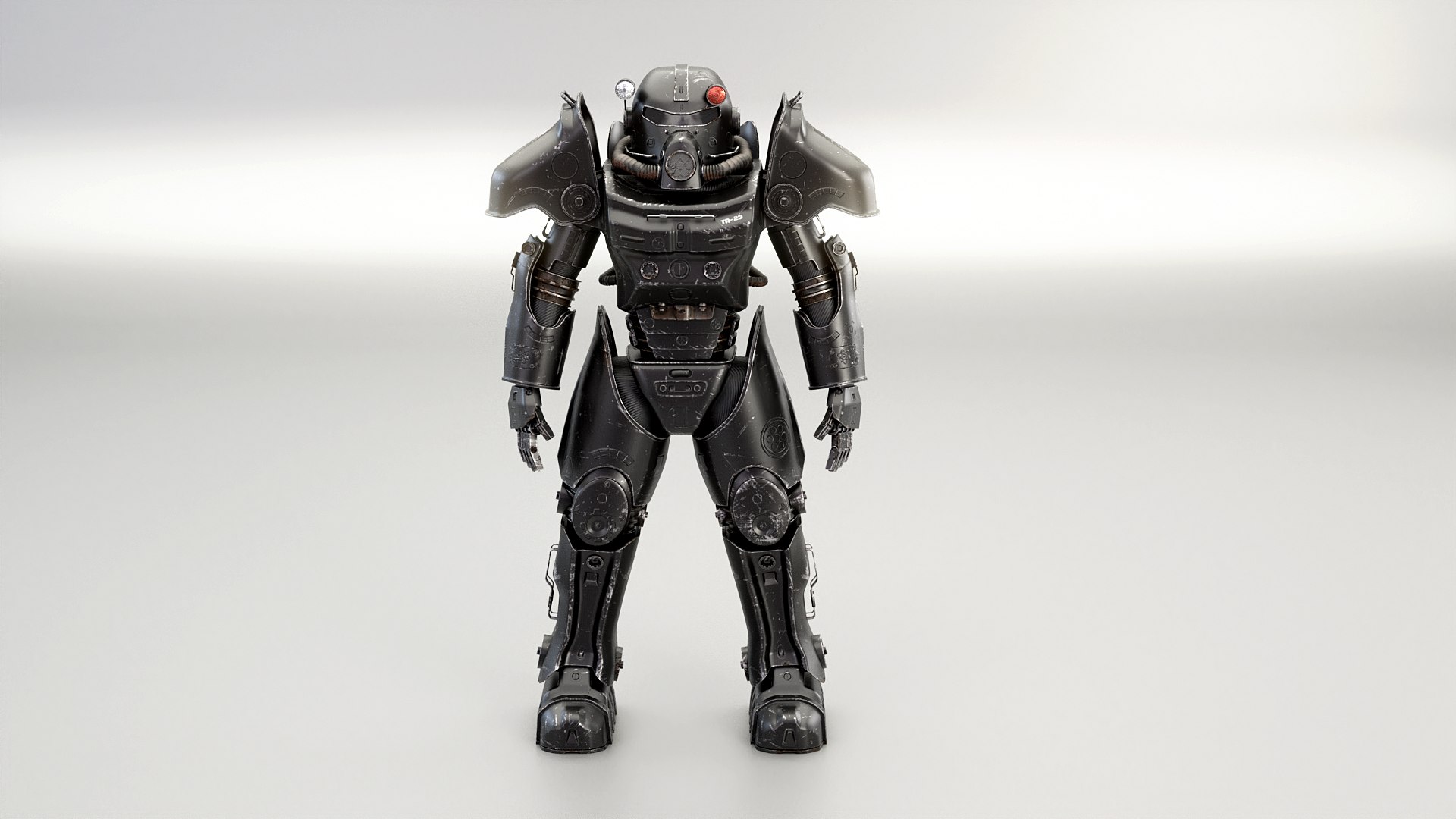 Post Apocalyptic Power Armor Black Model - TurboSquid 2217273