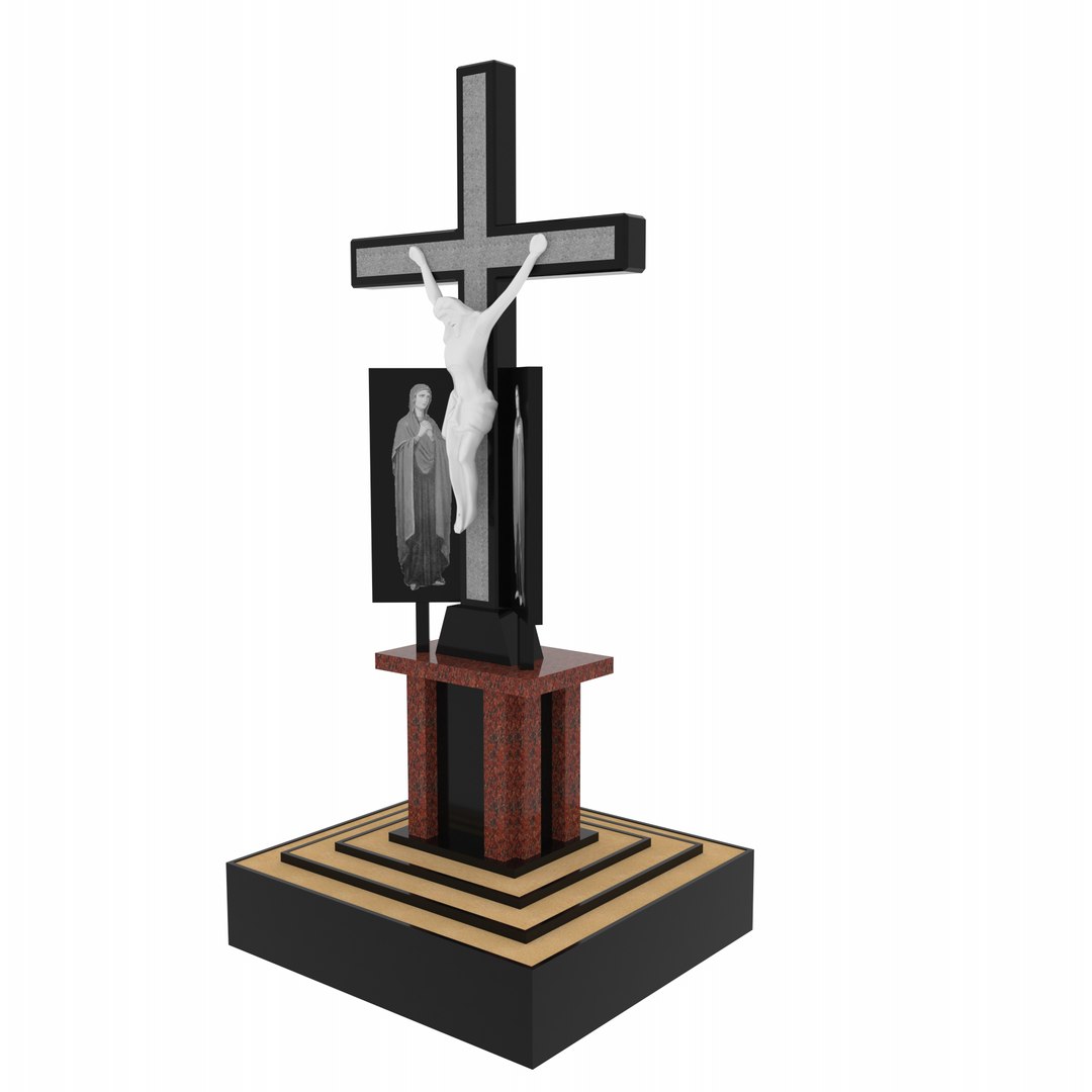 Cross Statue 3D - TurboSquid 1414318