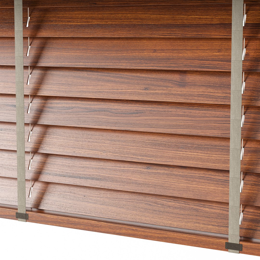 3D Wooden Blinds Set 10 model - TurboSquid 2074029