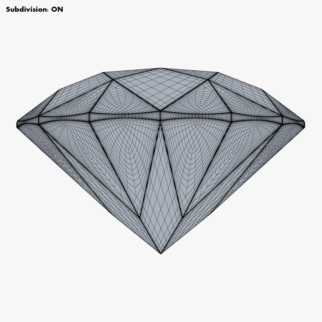 3D Round Brilliant Cut Diamond V 1 - TurboSquid 1998310