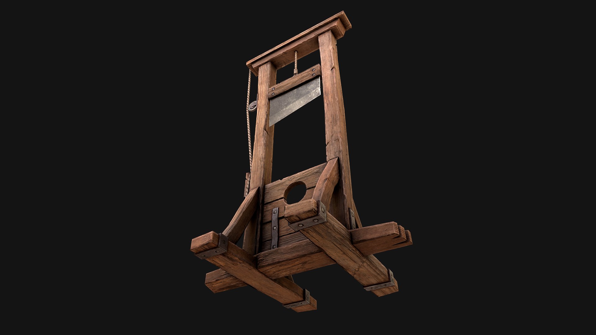3D Guillotine Torture - TurboSquid 1989519