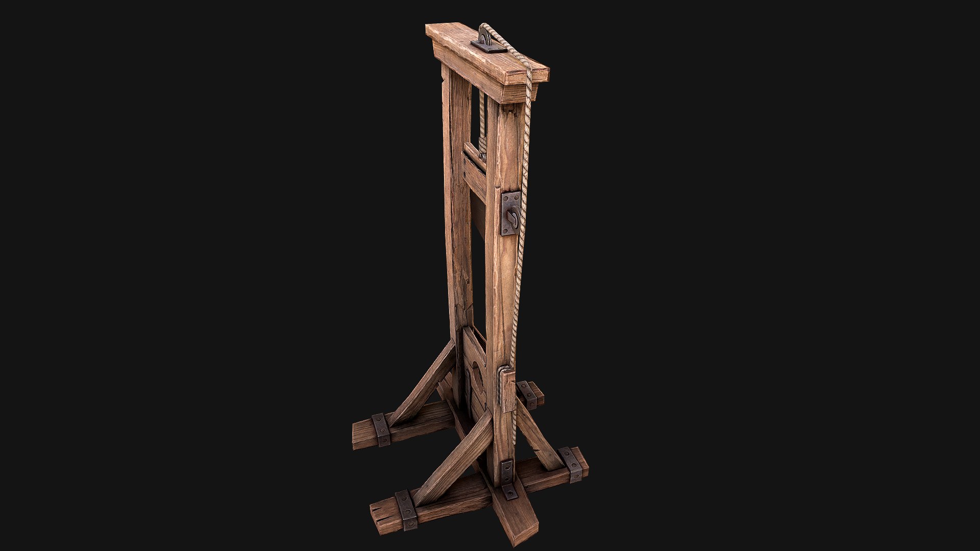3D Guillotine Torture - TurboSquid 1989519