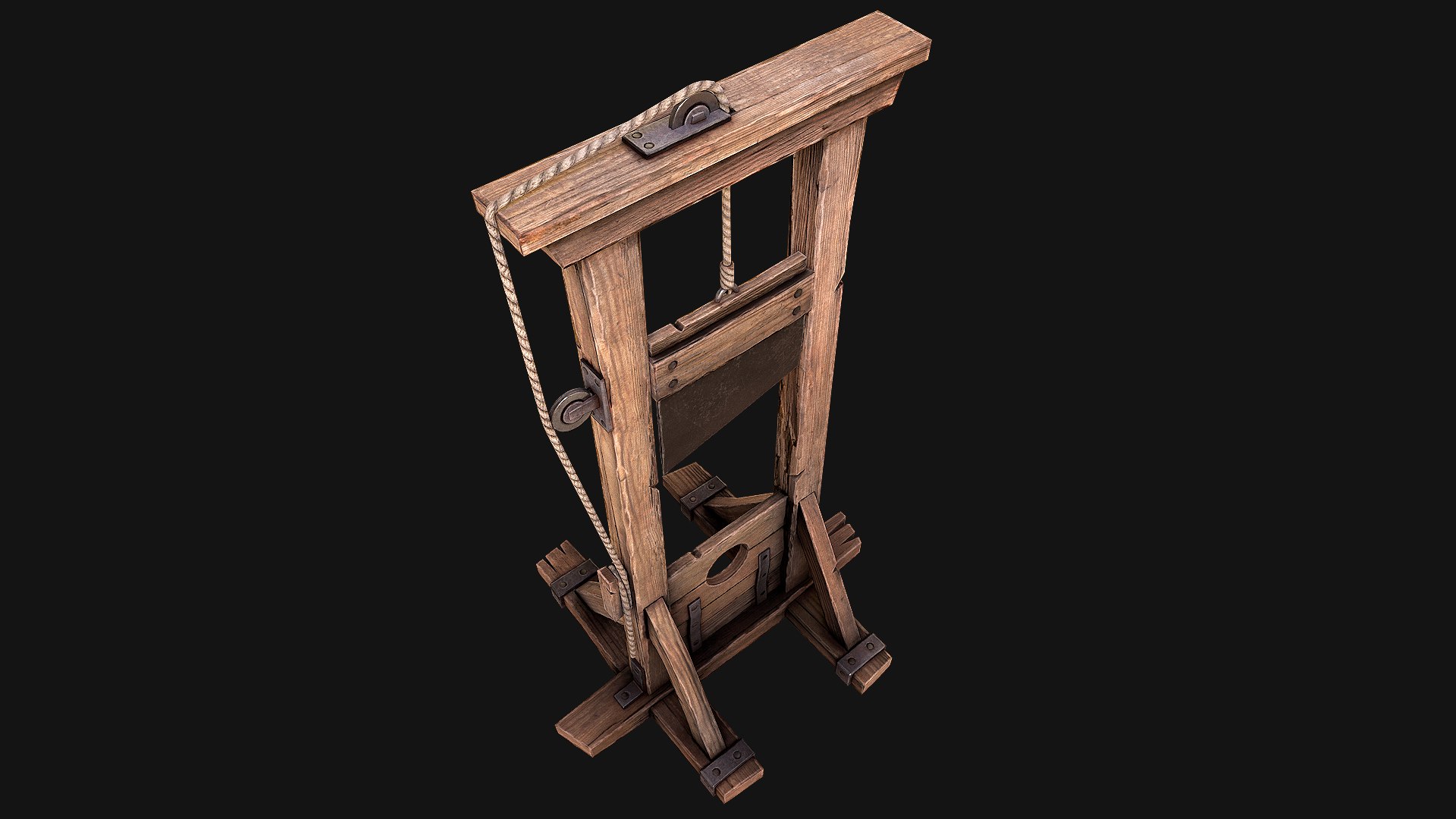 3D Guillotine Torture - TurboSquid 1989519