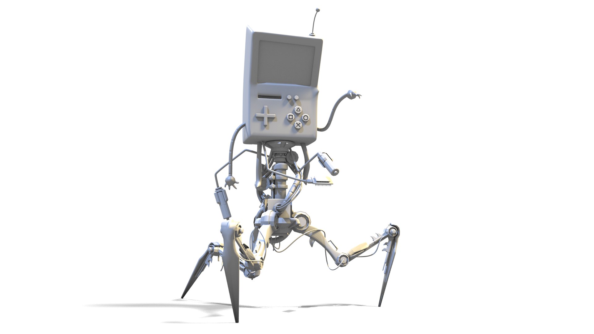 BMO Adventure Time Robot 3D Model - TurboSquid 2243250