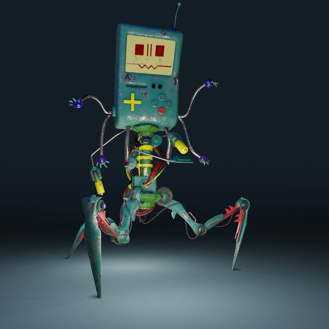 BMO Adventure Time Robot 3D Model - TurboSquid 2243250
