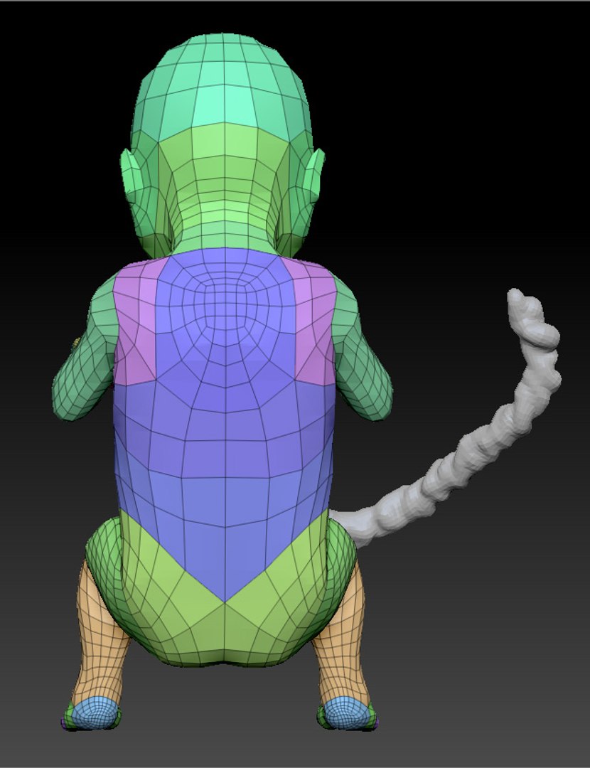 Human Fetus 3d Model