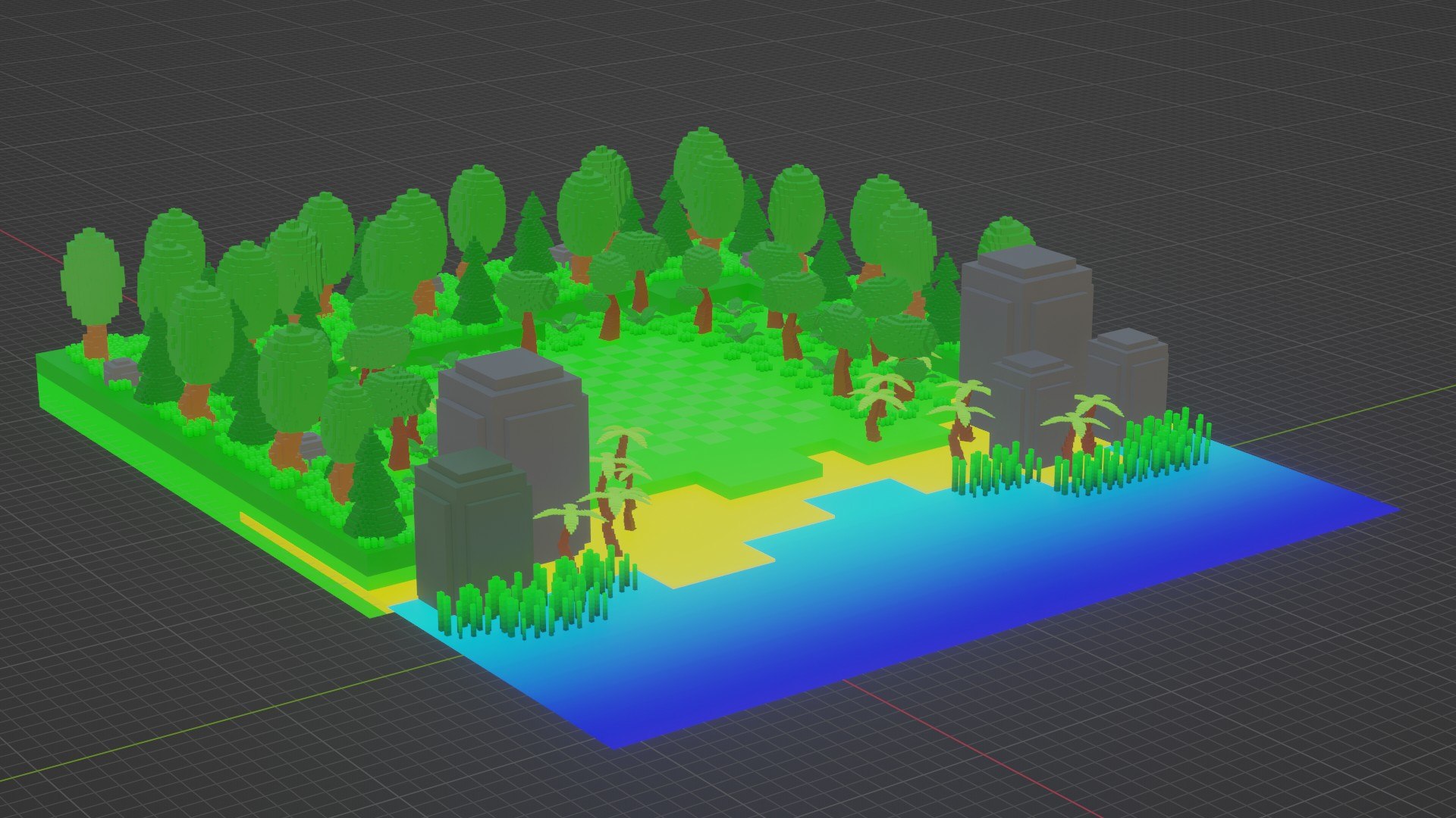 Island Map 3D - TurboSquid 1967877