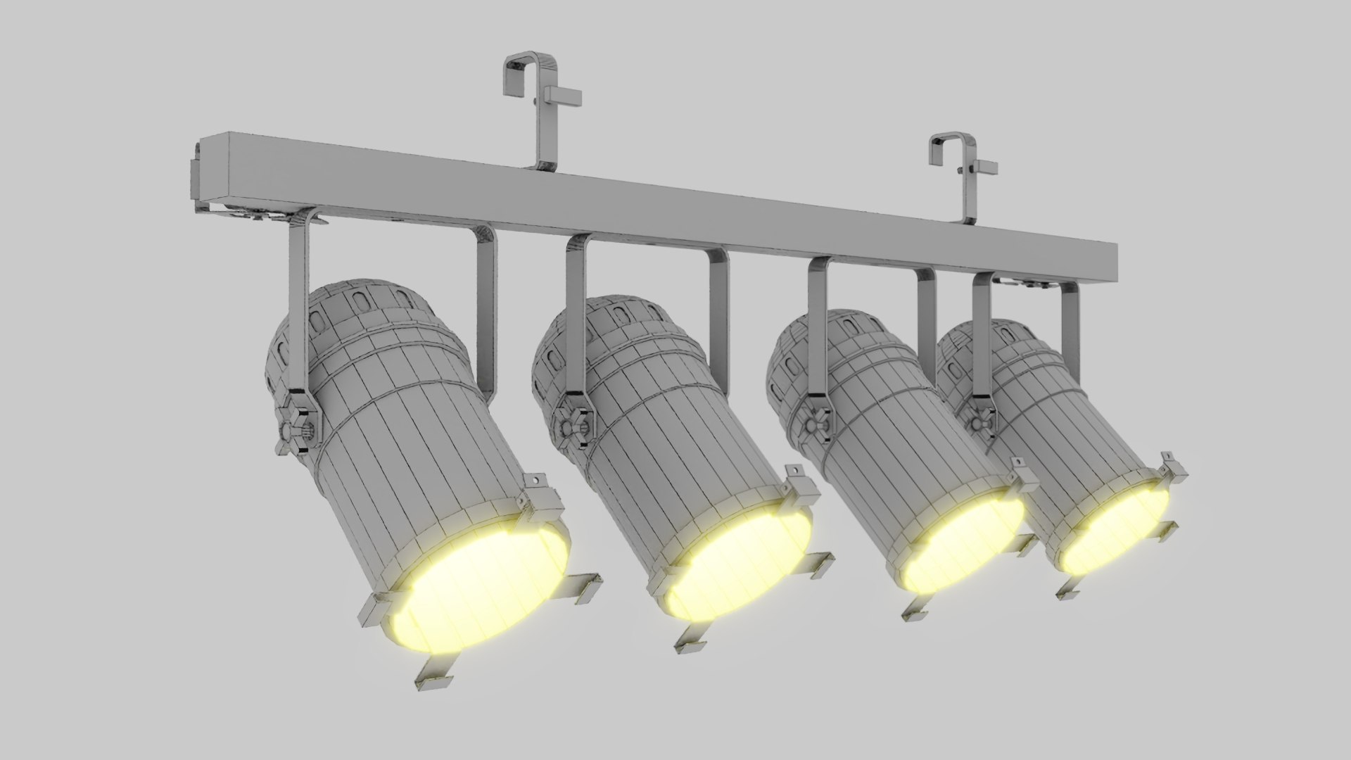 3D PAR64 Stage Light Model - TurboSquid 2416238