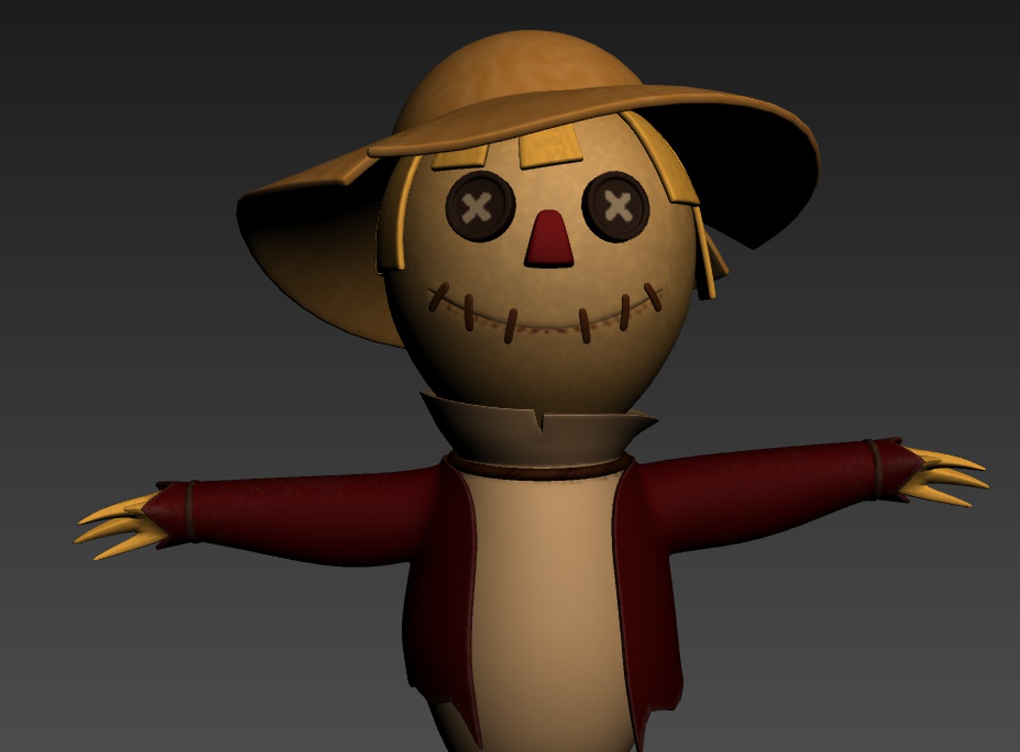 Scarecrow cartoon model - TurboSquid 1468960