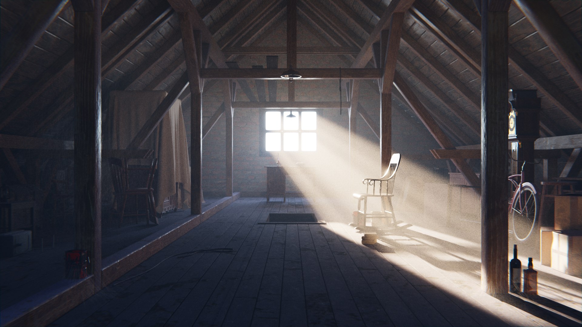 Attic 3D - TurboSquid 2014551