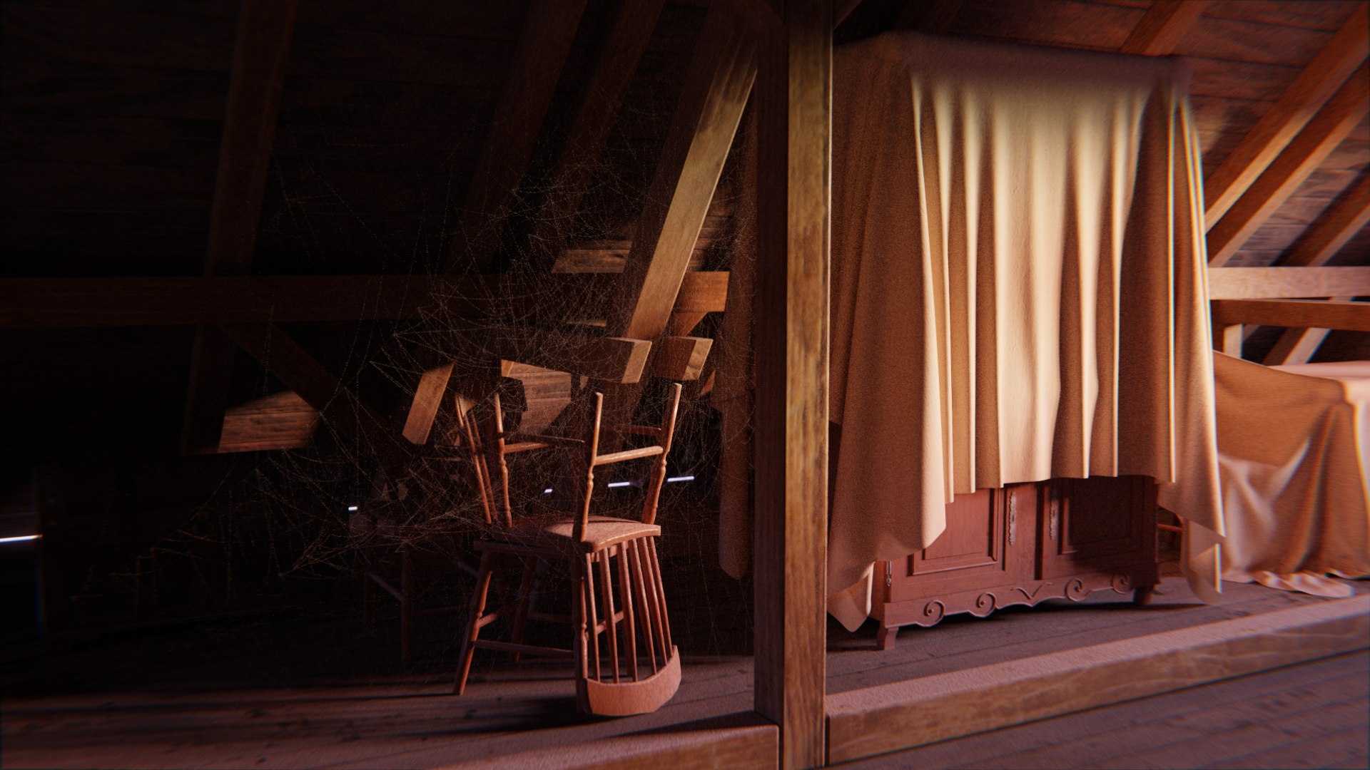 Attic 3D - TurboSquid 2014551